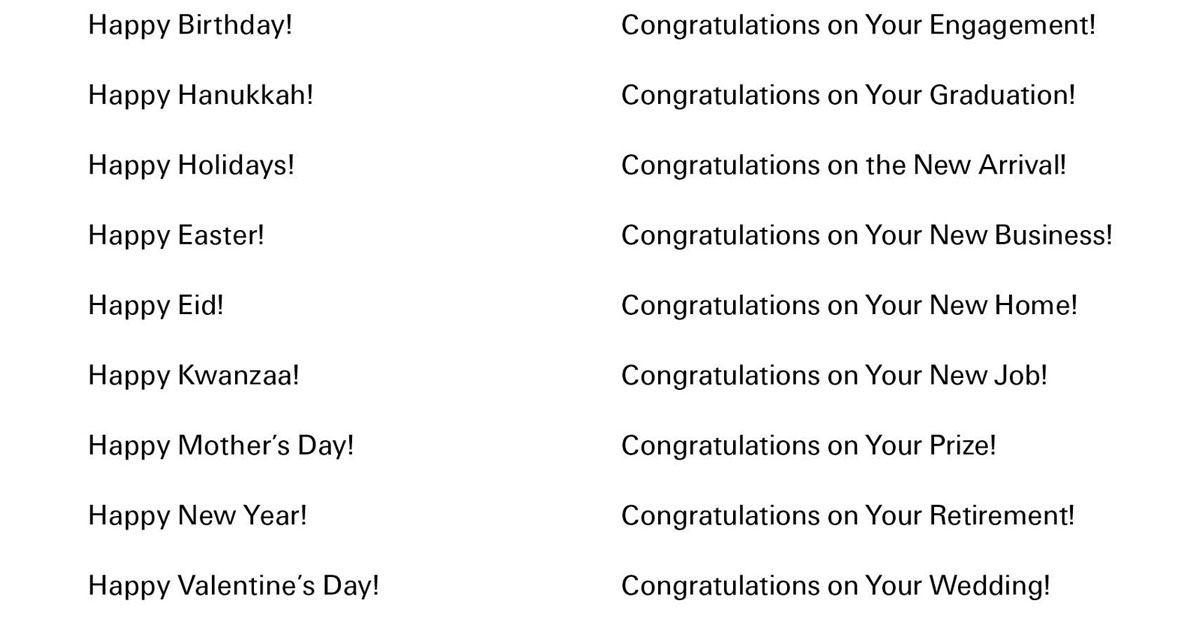 CABINET / Postcard / Sincere, Generic Greeting Card